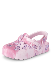 Toddler Girls Butterfly Print Clogs - PINK | The Children's Place