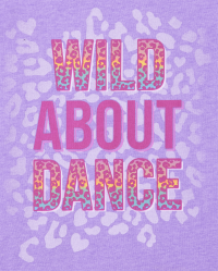 Baby And Toddler Girls Short Sleeve Dance Graphic Tee | The Children's ...