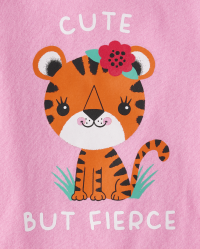 Baby And Toddler Girls Short Sleeve Cute But Fierce And Sassiest In The ...