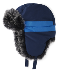Toddler Boys Print Trapper Hat - BLUE | The Children's Place
