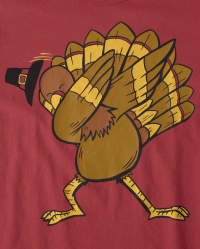 Boys Long Sleeve Turkey Dab Graphic Tee | The Children's Place CA ...