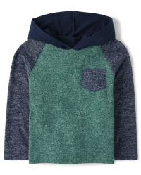 Baby And Toddler Boys Long Sleeve Colorblock Hooded Top | The Children ...