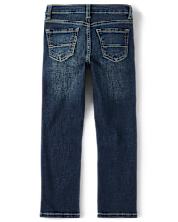 Boys Basic Straight Jeans - BLUE | The Children's Place