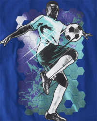 Boys Short Sleeve Soccer Player Graphic Tee | The Children's Place ...