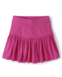 Girls Mix And Match Tiered Skort - PINK | The Children's Place