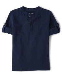 Boys Long Sleeve Henley Top | The Children's Place - TIDAL