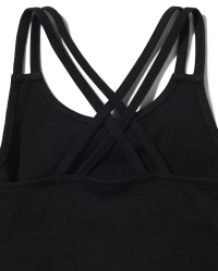 Traje de baño tipo pareo Vibes sin mangas para niñas Tween - BLACK ...