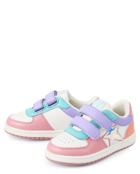 Toddler Girls Colorblock Low Top Sneakers - MULTI | The Children's Place