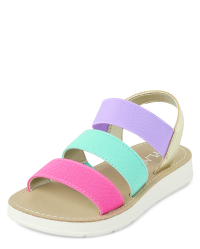 Toddler Girls Colorblock Sandals - MULTI | The Children's Place