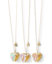 Girls Rainbow BFF Locket Necklace 3-Pack - MULTI | The Children's Place