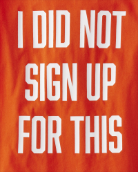 Boys Short Sleeve Did Not Sign Up Graphic Tee - ORANGE | The Children's ...