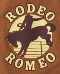 Baby And Toddler Boys Short Sleeve Rodeo Romeo Graphic Tee | The ...