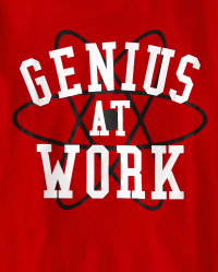 Boys Short Sleeve Genius At Work Graphic Tee - CUPIDS ARROW | The ...