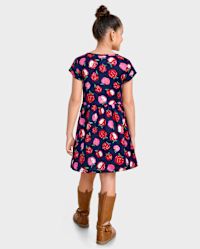 Girls Short Sleeve Print Everyday Dress - TIDAL | The Children's Place