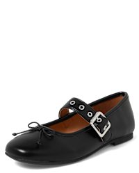 Tween Girls Mary Jane Flats - BLACK | The Children's Place
