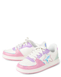 Girls Star Colorblock Low Top Sneakers - MULTI | The Children's Place