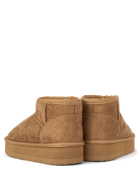 Girls Low Platform Teddy Boots - TAN | The Children's Place