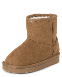 Toddler Girls Mid Teddy Boots - TAN | The Children's Place