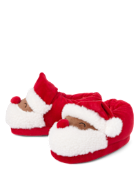 Toddler Matching Family Santa Slippers - RED | The Children's Place