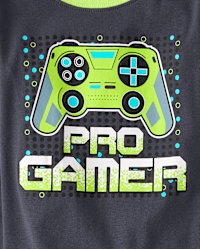 Boys Long Sleeve Pro Gamer Snug Fit Cotton Pajamas - BLACK | The ...