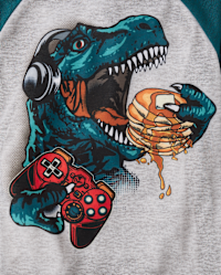 Boys Long Sleeve Gamer Dino Pajamas 2-Pack - BLUE | The Children's Place