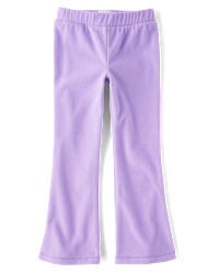Girls Microfleece Flare Sweatpants - PURPLE TANG CL | The Children's Place