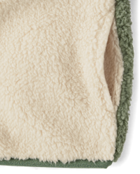 Baby And Toddler Boys Long Sleeve Colorblock Sherpa Zip Up Jacket - HAY ...