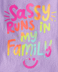 Baby And Toddler Girls Long Sleeve Sassy Graphic Tee 3-Pack - MULTI ...