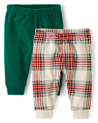 Baby Boys Mix And Match Plaid Pants 2-Pack - CLASSICRED | The Children ...
