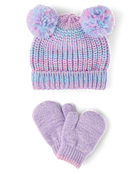 Toddler Girls Space Dye 2-Piece Cold Weather Set - DREAM LILAC CL | The ...