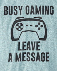 Boys Short Sleeve Busy Gaming Graphic Tee - BLUE | The Children's Place