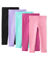 Toddler Girls Ruffle Leggings 5-Pack - MULTI | The Children's Place