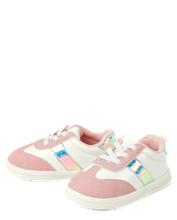 Baby And Toddler Girls Colorblock First Steps Sneakers - PINK | The ...