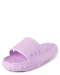 Girls Perforated Slides - PURPLE | The Children's Place