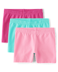 Girls Cartwheel Shorts 3-Pack - PINK | The Children's Place
