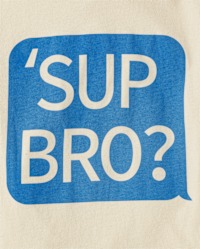 Boys Short Sleeve Bruh Text Graphic Tee - BROWN | The Children's Place CA