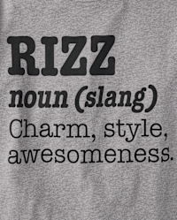 Boys Short Sleeve Rizz Definition Graphic Tee - GRAY | The Children's Place
