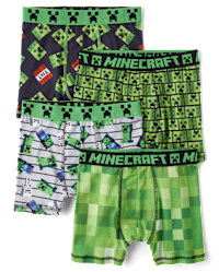 Boys Minecraft Boxer Brief Underwear 4-Pack - MULTI | The Children's Place