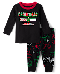 Baby And Toddler Long Sleeve Christmas Gamer Snug Fit Cotton Pajamas ...