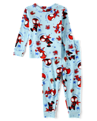 Baby And Toddler Boys Long Sleeve Spidey Snug Fit Cotton Pajamas ...