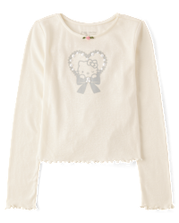 White Long Sleeve Tops & Shirts for Girls | The Children's Place