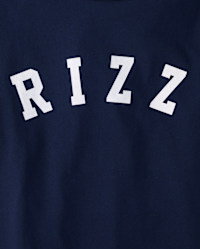 Boys Short Sleeve Rizz Graphic Tee - BLUE | The Children's Place
