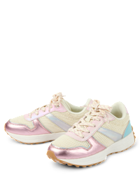 Girls Metallic Colorblock Low Top Sneakers - MULTI | The Children's Place