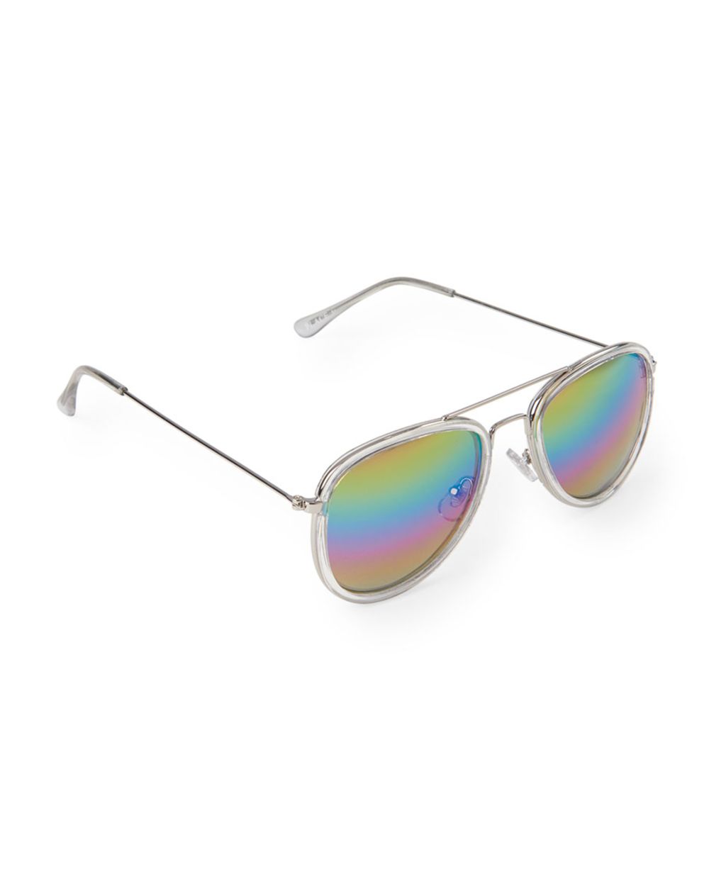 Girls Mixed Metal Aviator Sunglasses