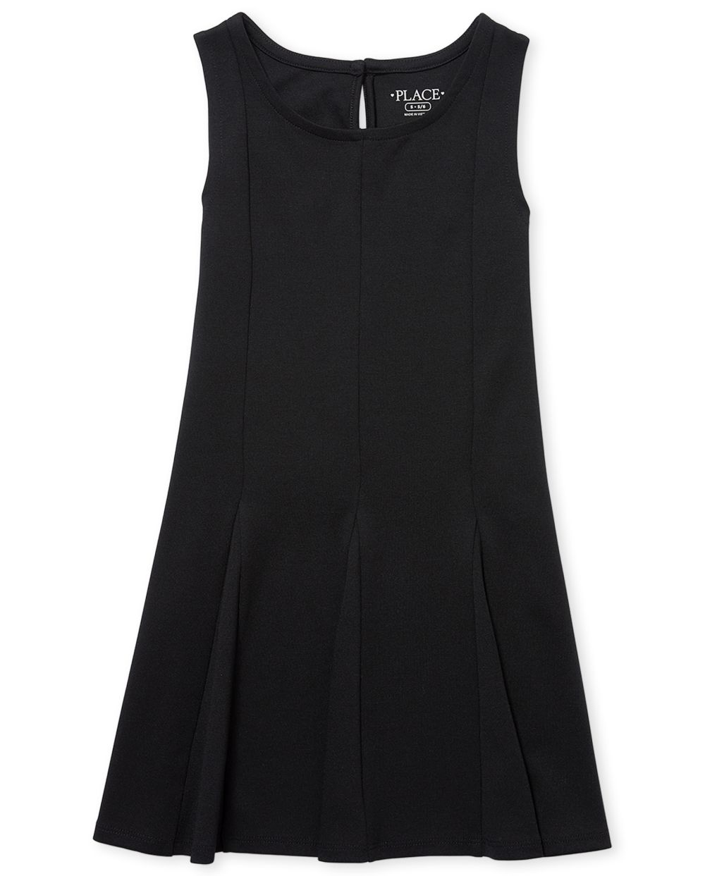 Girls Uniform Sleeveless Ponte Knit Jumper