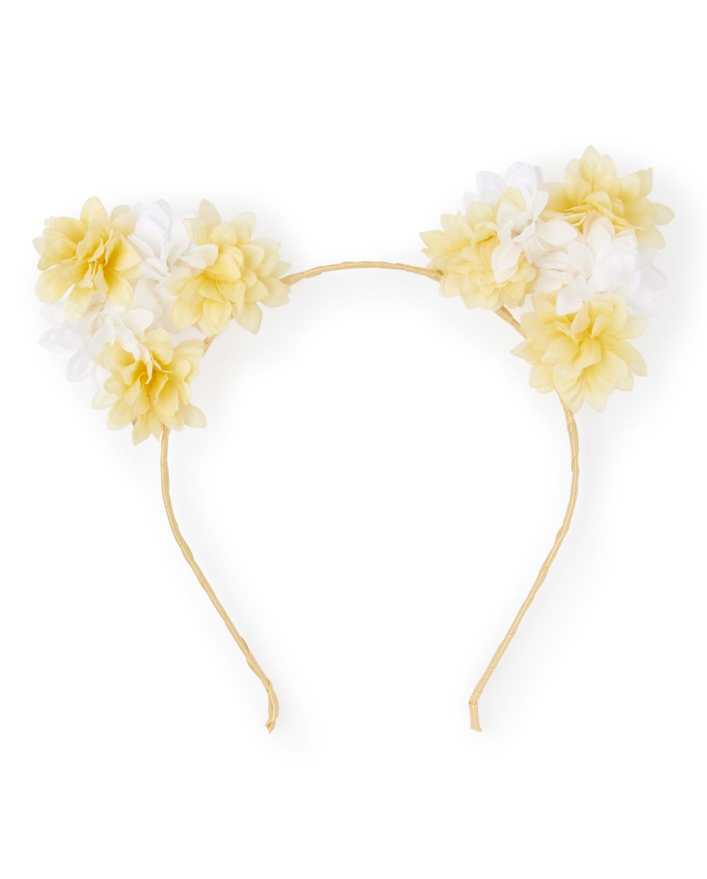 Girls Flower Cat Ears Headband
