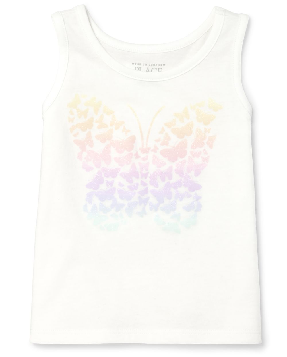 Baby And Toddler Girls Mix And Match Glitter Graphic Tank Top