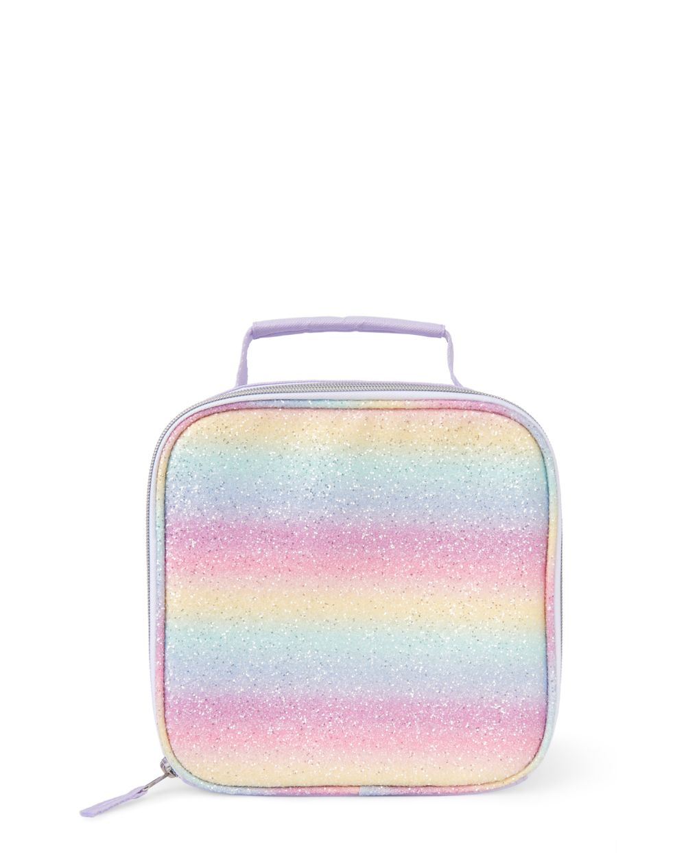 Girls Glitter Rainbow Lunch Box