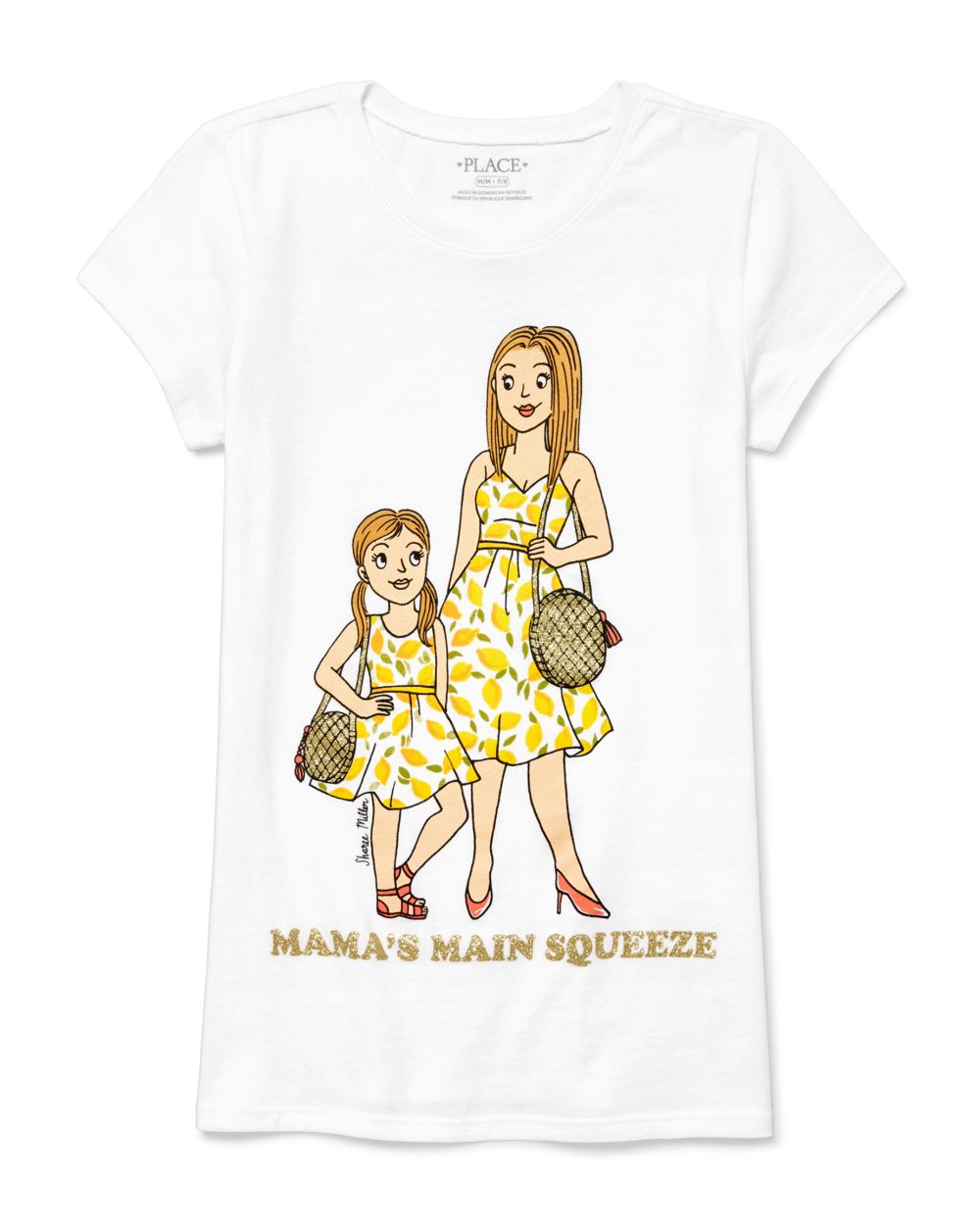 Girls Glitter Mama's Main Squeeze Graphic Tee