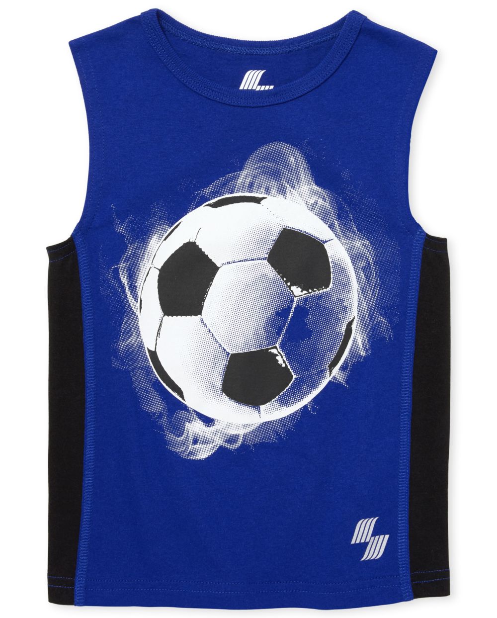 Baby And Toddler Boys PLACE Sport Side Stripe Soccer Graphic Muscle ...